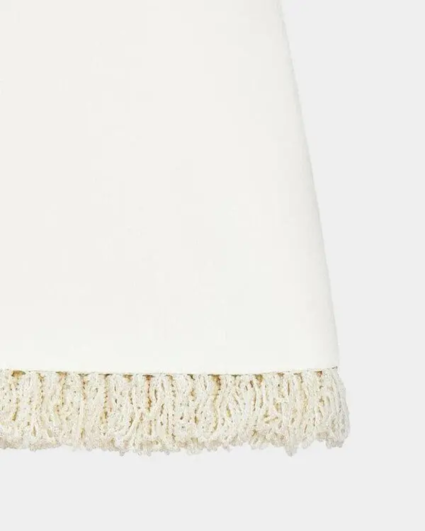 Givenchy Pearl-embroidered Mini Skirt - Ivory