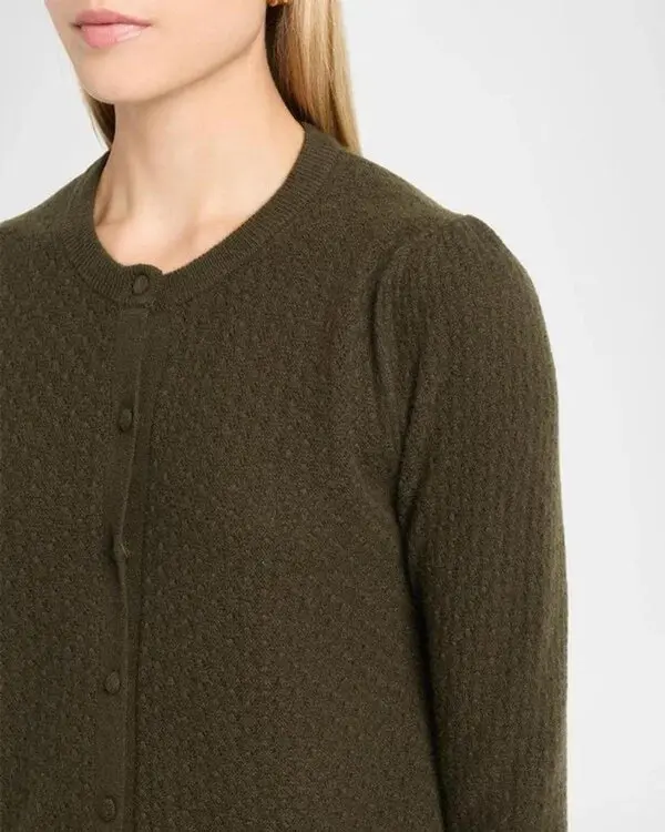 FRAME The Honeycomb Cashmere Cardigan