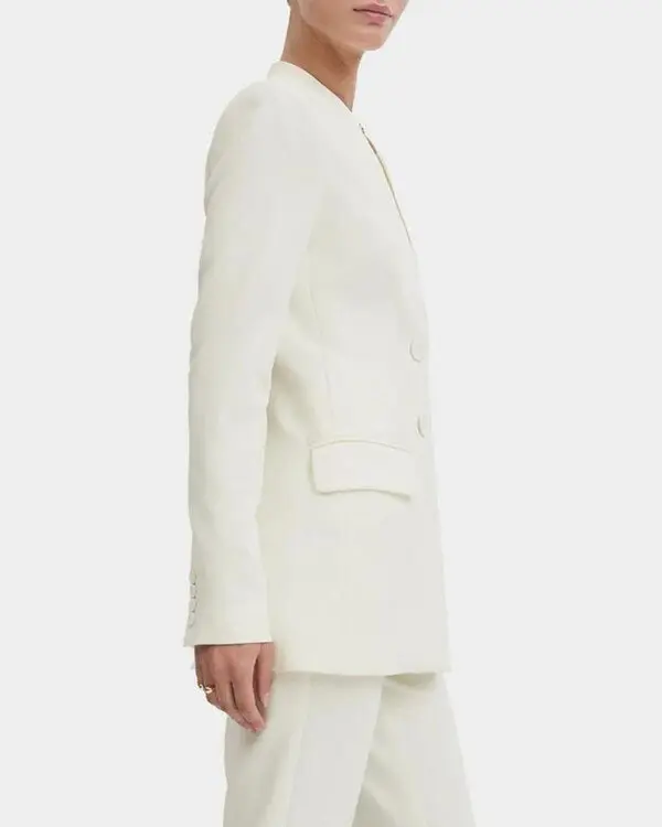 FAVORITE DAUGHTER The Celeste Double-breasted Blazer - Ivory