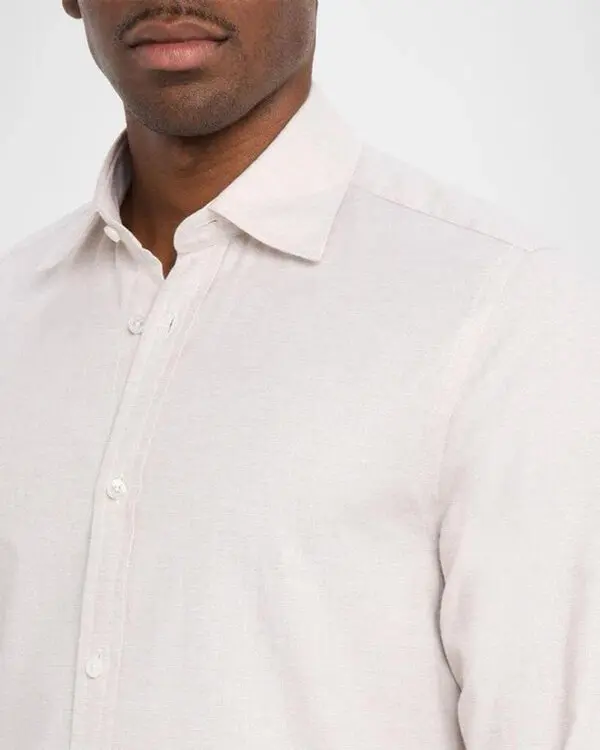 Dunhill Apos;s Sea Island Cotton Button-front Shirt