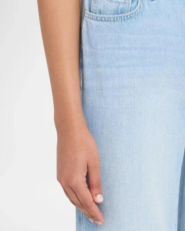 L & APOS;AGENCE Clayton High-rise Wide-leg Jeans