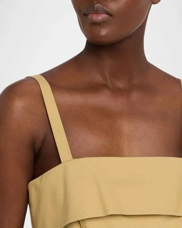 TOCCIN Theodora Belted Midi Dress - Biscotti
