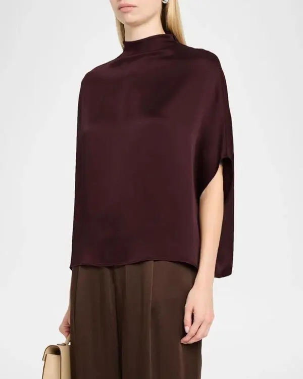 Lapointe Satin Cape Tee