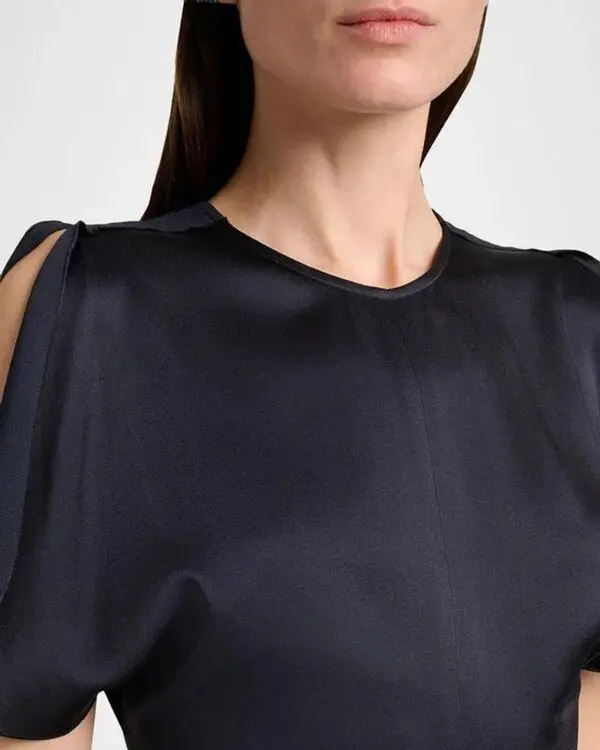 Victoria Beckham Bela Midi Dress - Midnight