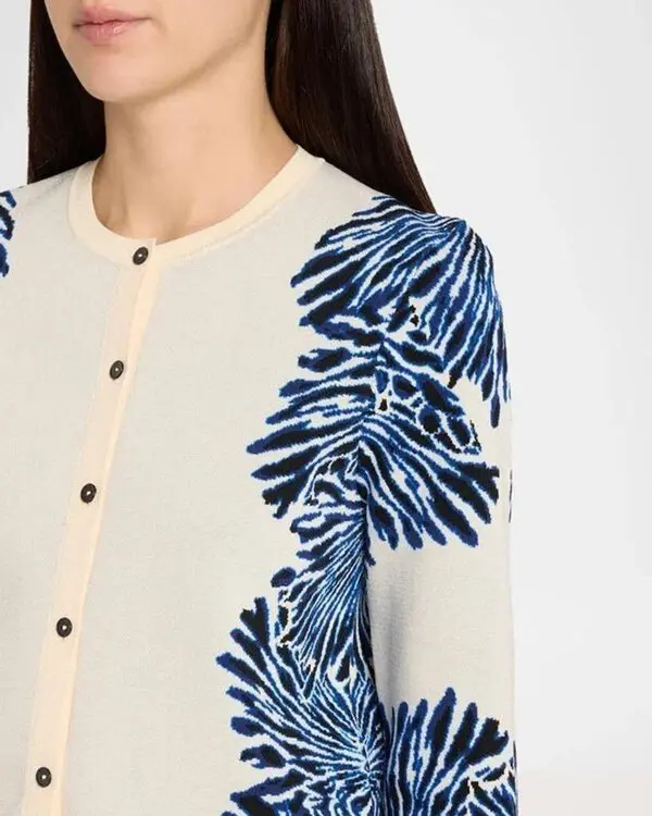 Ulla Johnson Carina Jacquard Knit Cardigan