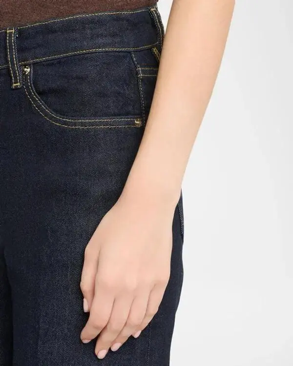 FRAME The Swing High-rise Flare Ankle Jeans - Rinse