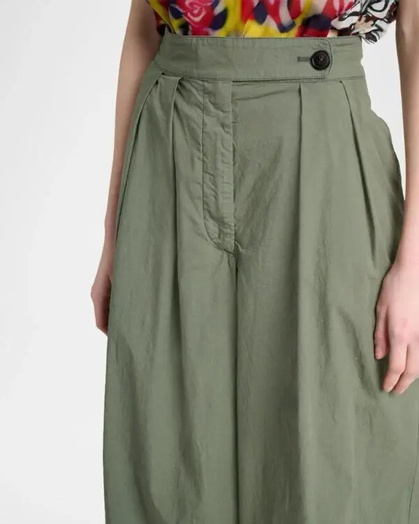 Dries Van Noten Pamplona Pleated Wide-leg Pants