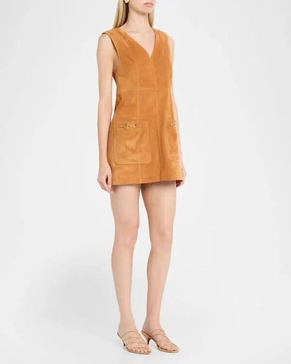Ulla Johnson Sloane Suede Mini Dress