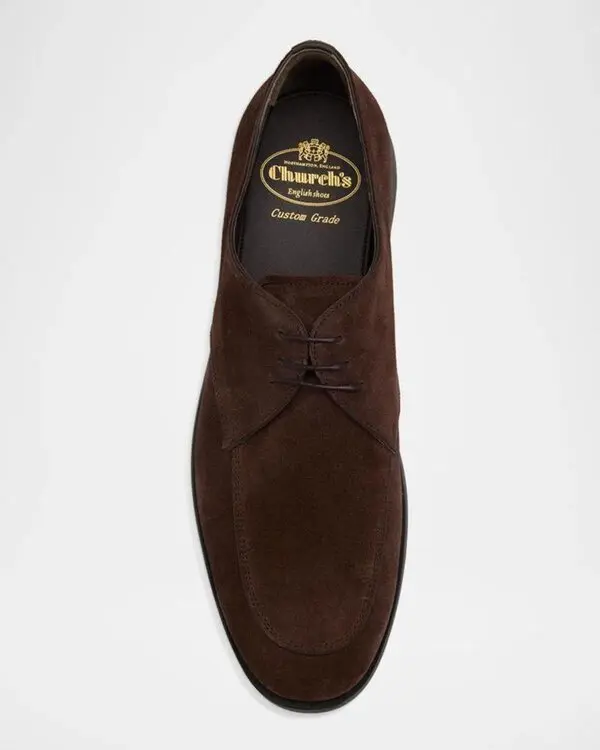 CHURCH & APOS;S Apos;s Salford Suede Rubber-sole Derby Shoes
