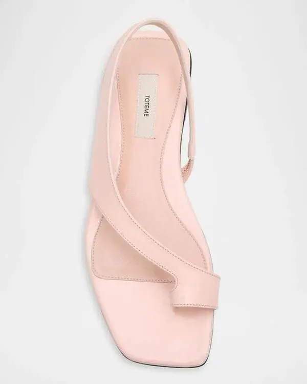 TOTEME Peliz Slingback Nappa Leather Sandals