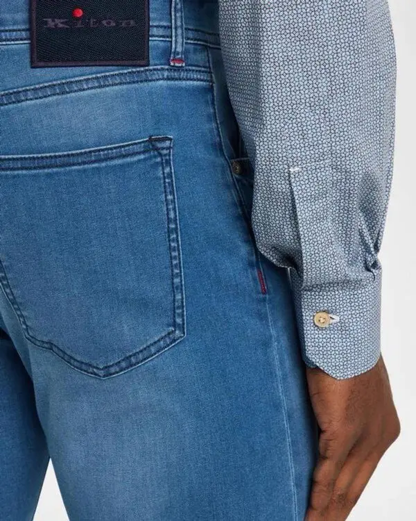 Kiton Apos;s Straight-leg Denim Jeans