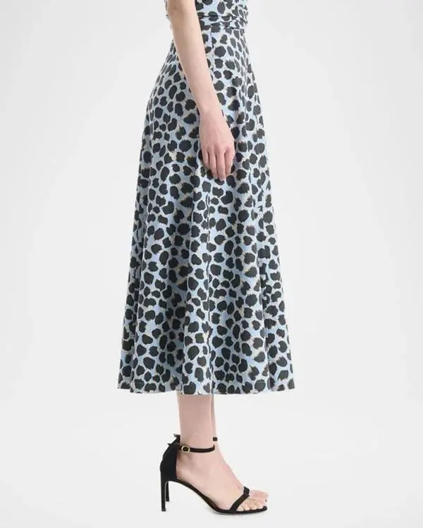 Altuzarra Varda Animal-print Midi Skirt