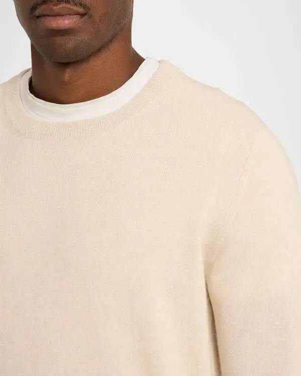 Brunello Cucinelli Apos;s Cashmere Melange Crewneck Sweater - Cfv79 Ligh