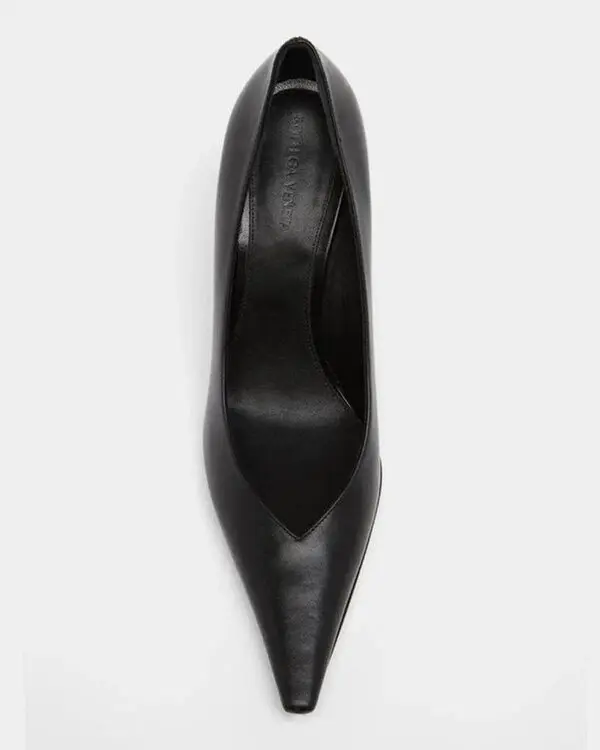 Bottega Veneta Scaletta 90mm Leather Wedge Pumps