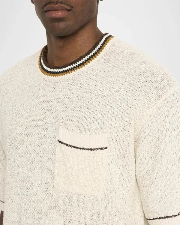 Scotch & Soda Apos;s Cotton-blend Knit Short-sleeve Sweater