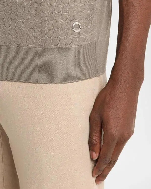 Stefano Ricci Apos;s Alpha Yarn Cashmere Short-sleeve T-shirt - Medium Gre