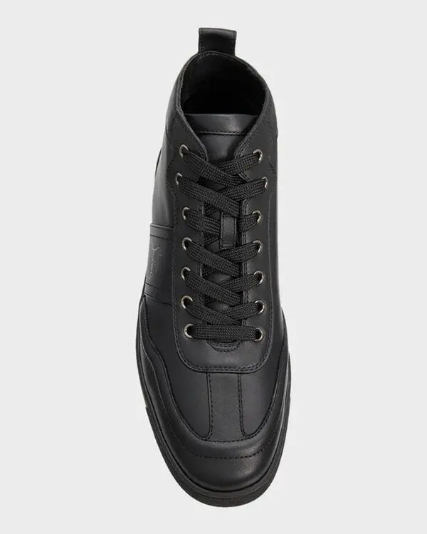 CHRISTIAN LOUBOUTIN Apos;s Retero High-top Sneakers In Leather