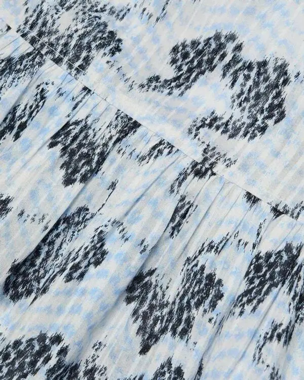 Ulla Johnson Olina Printed Cotton A-line Maxi Skirt