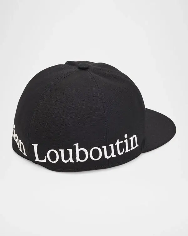 CHRISTIAN LOUBOUTIN Apos;s Embroidered Canopy Logo Six-panel Baseball Cap