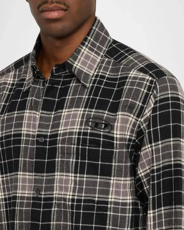 DIESEL® Simply Plaid Flannel Shirt