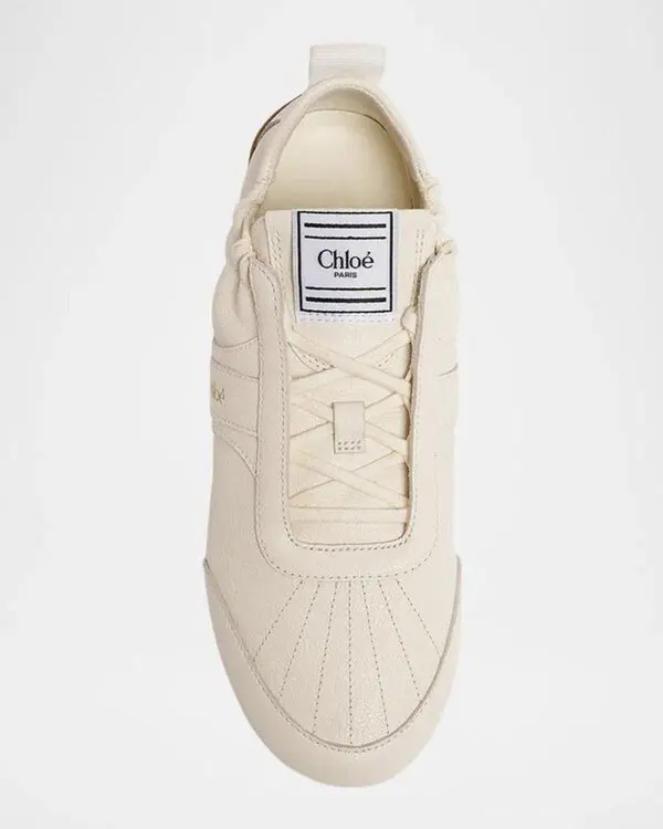 Chloé Kick Leather Low-top Sneakers