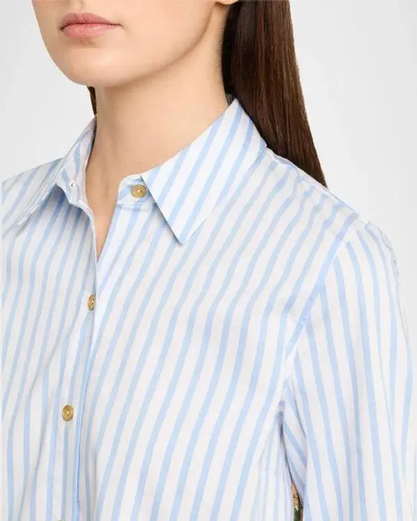 L & APOS;AGENCE Fawn Beach-print Shirt