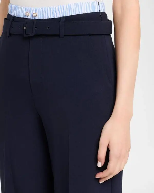 Cinq À Sept Aron Double-waistband Pants