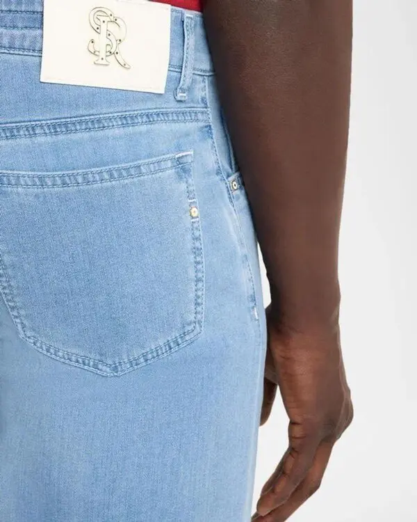 Stefano Ricci Five-pocket Cotton-blend Jeans
