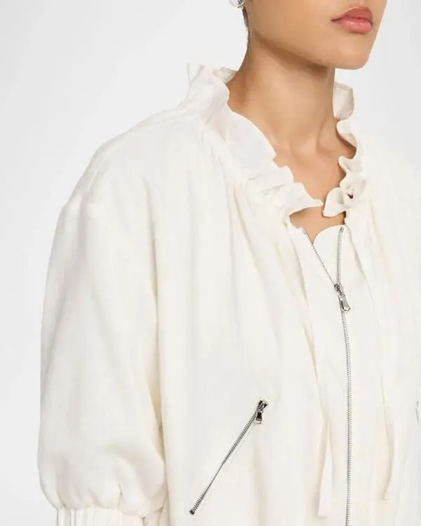 Cinq À Sept Kaylie Linen-blend Jacket