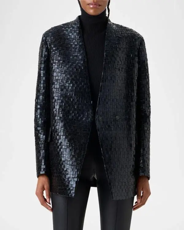 Akris Kepler Techno Braided Jacket