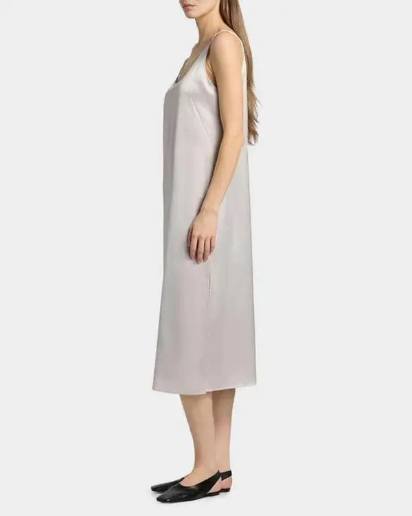 LESET Barb Scoop Midi Dress