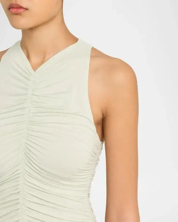 A.L.C. Ayla Ruched Fit-&-flare Maxi Dress