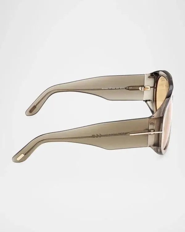 TOM FORD Bronson 60mm Pilot Sunglasses