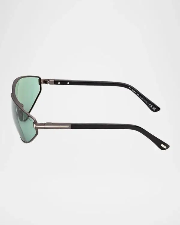 TOM FORD Parker 64mm Pilot Sunglasses