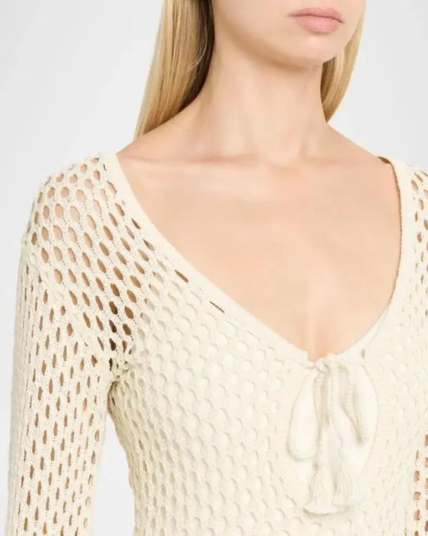 Shoshanna Guerite Open-knit Mini Dress