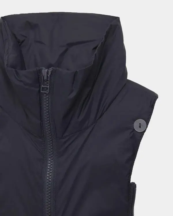 Veronica Beard Funnel-neck Padded Dickey Vest