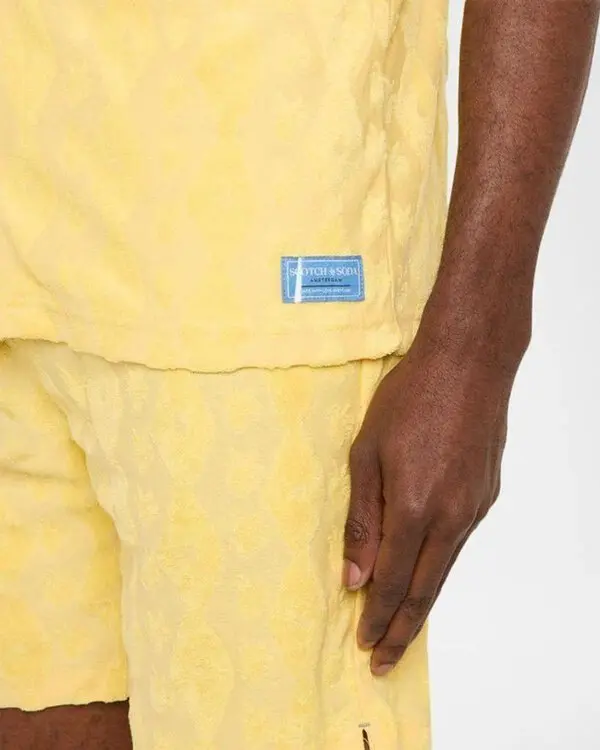 Scotch & Soda Apos;s Terry Jacquard Short-sleeve Shirt