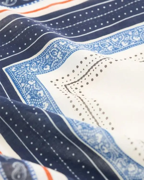 TOTEME Collector Sarong - Ecru/navy