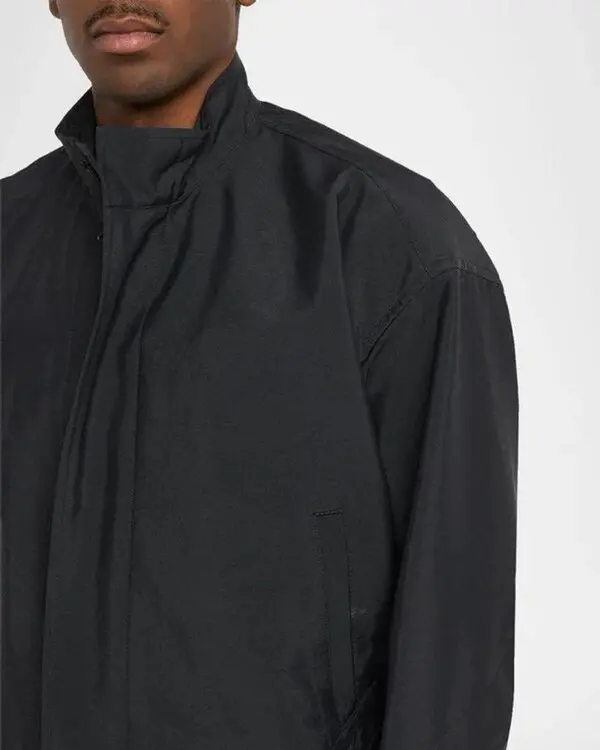 Issey Miyake Apos;s Fluent Stand Collar Jacket