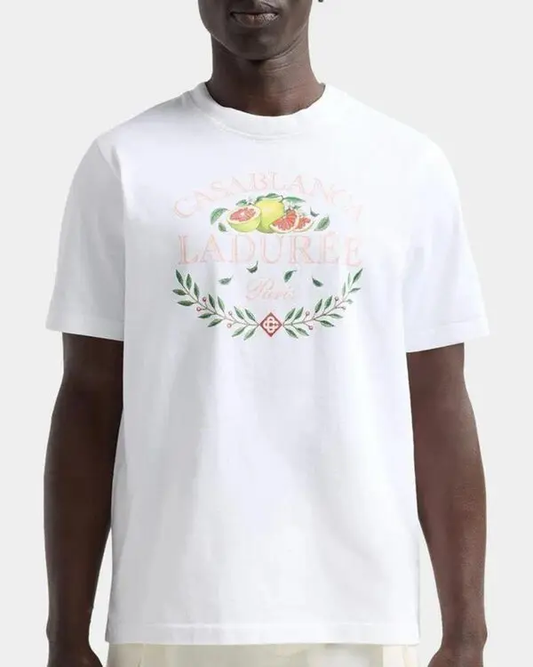 Casablanca Apos;s X Ladurée Classic T-shirt