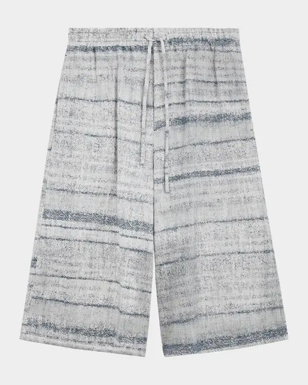 Loewe Apos;s X Paula & Apos;s Ibiza Drawstring Cotton-blend Shorts