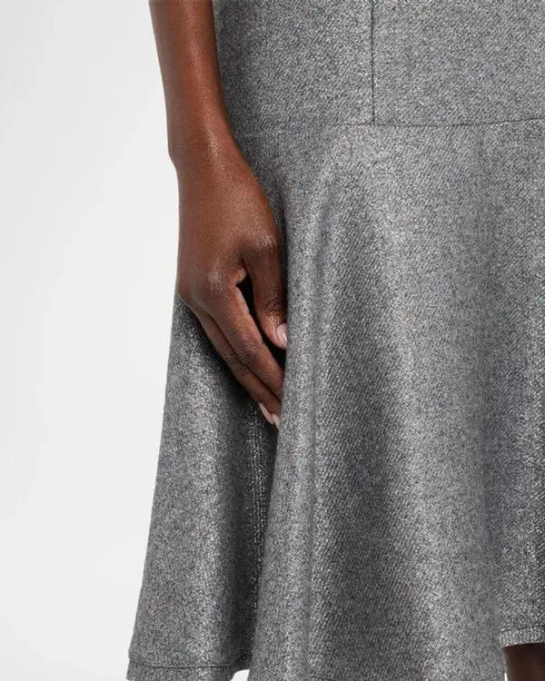 Kobi Halperin Brett Metallic Flounce Dress