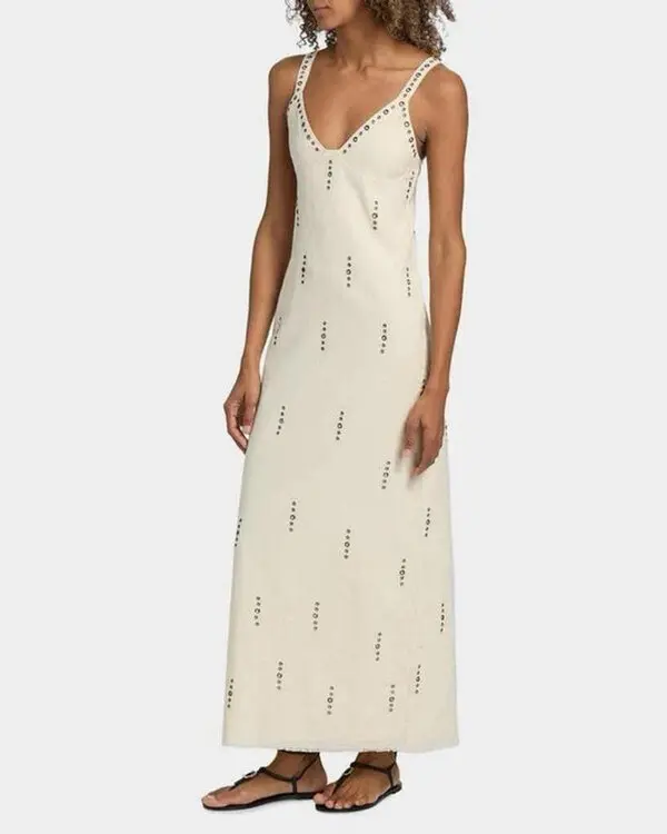 Rag & Bone Aubrey Grommet-embellished Maxi Dress