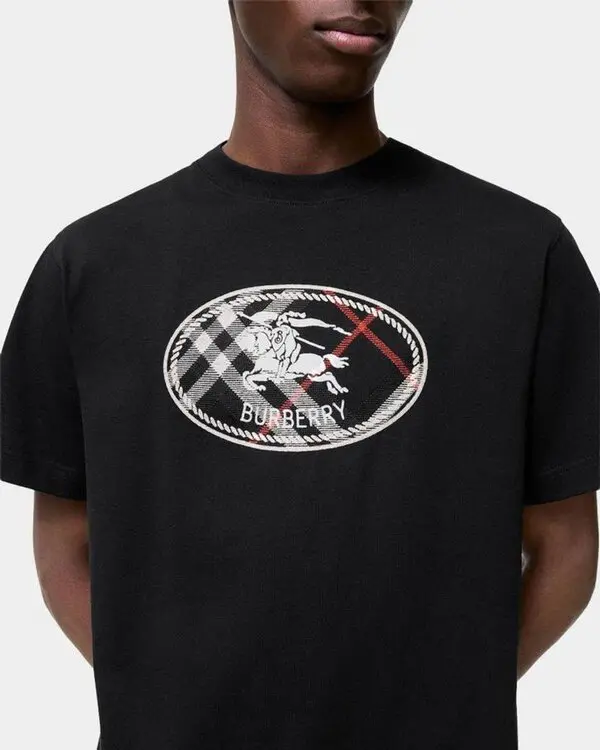 Burberry Apos;s Ryan Ekd Check Cotton T-shirt