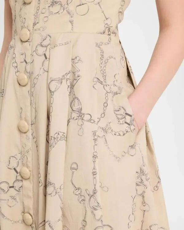 L & APOS;AGENCE Reanne Midi Dress
