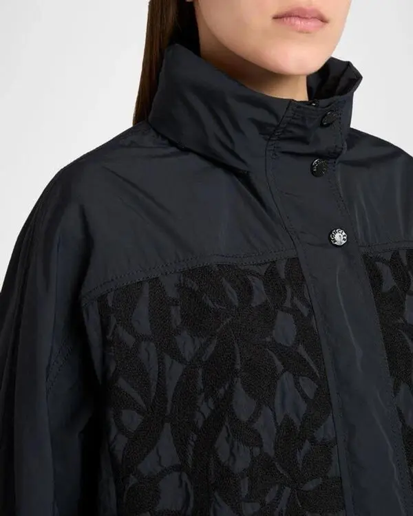 Moncler Epimedium Embroidered Jacket - Navy Blue