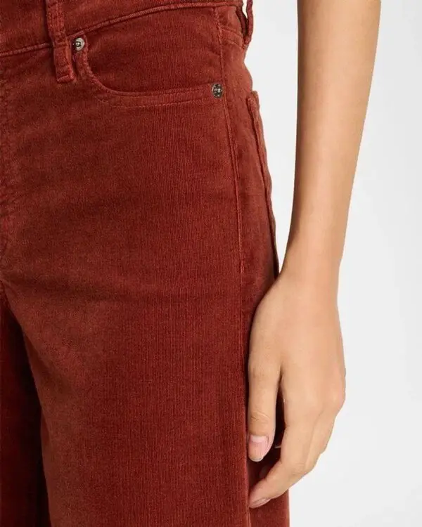 FRAME Le Slim Palazzo Corduroy Jeans