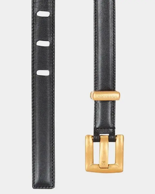 Balmain Anthem Leather Belt