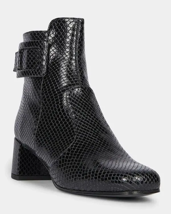 ROGER VIVIER Tres Vivier 45mm Snakeskin-embossed Leather Ankle Boots