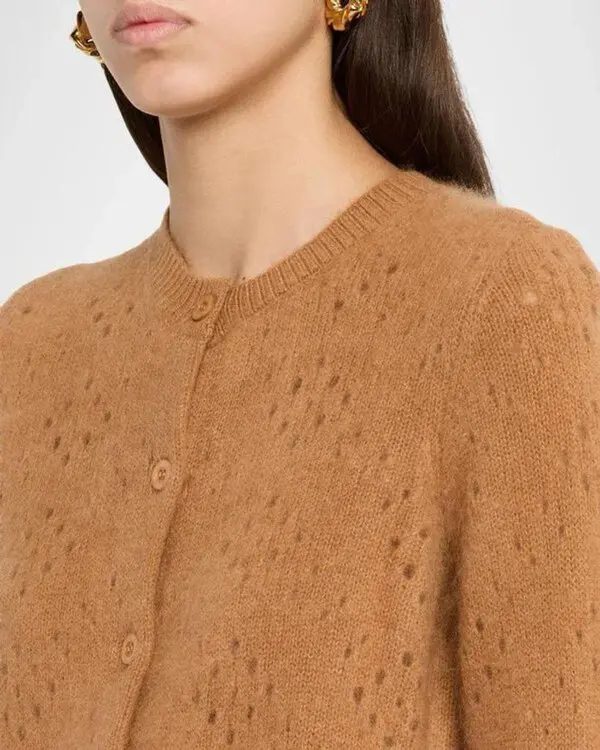 FRAME The Cashmere Airy Teddy Cardigan